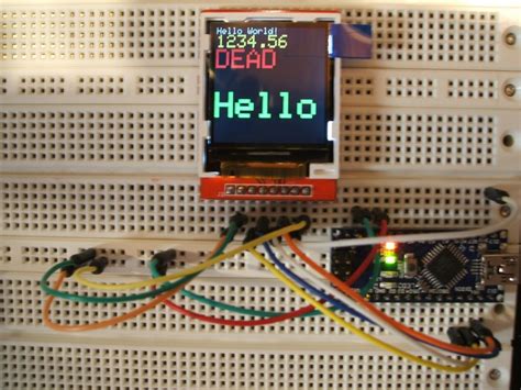 arduino lcd tft serial spi de 1 44 y 128x128 pix ili9163 280 00 en