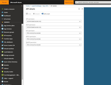 node js mobile back end on azure app services by ahmad