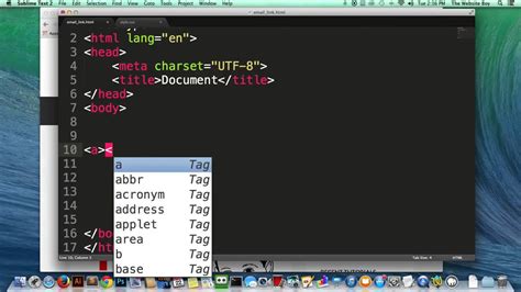 html tutorial how to create an email link using html youtube