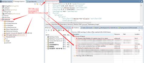 【maven】pom xml文件没错，但是项目有小红叉 problems中可以看到错误：“dynamic web module 3 0