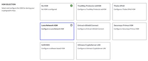 security configuring a luna network hsm