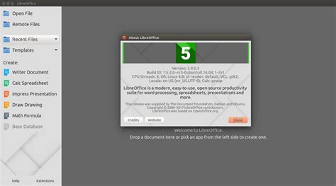 how to install libreoffice 5 4 via official ppa in ubuntu tips on ubuntu