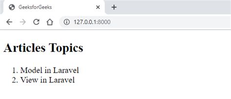 laravel eloquent model basics geeksforgeeks
