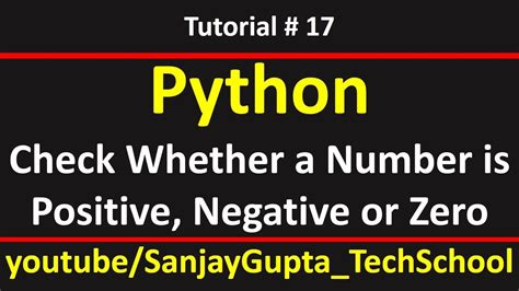 17 python how to check whether a number is positive