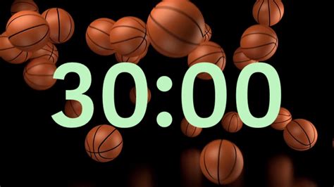 30 minute basketball timer with music soothing lovers youtube