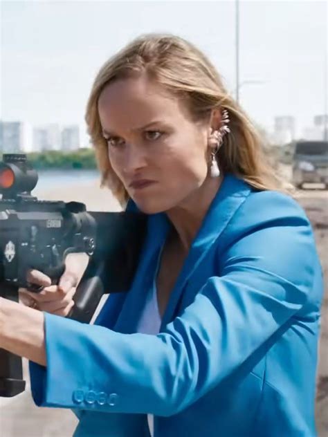 Fast X 2023 Brie Larson Blue Blazer Universal Jacket