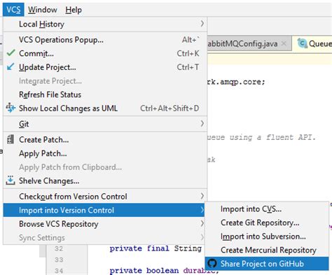 java intellij share project on github stack overflow