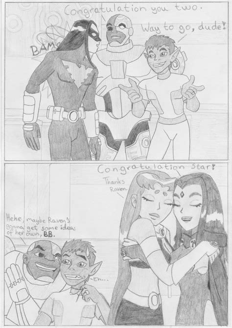 Nightwing And Starfire 7 By Elleboe On Deviantart