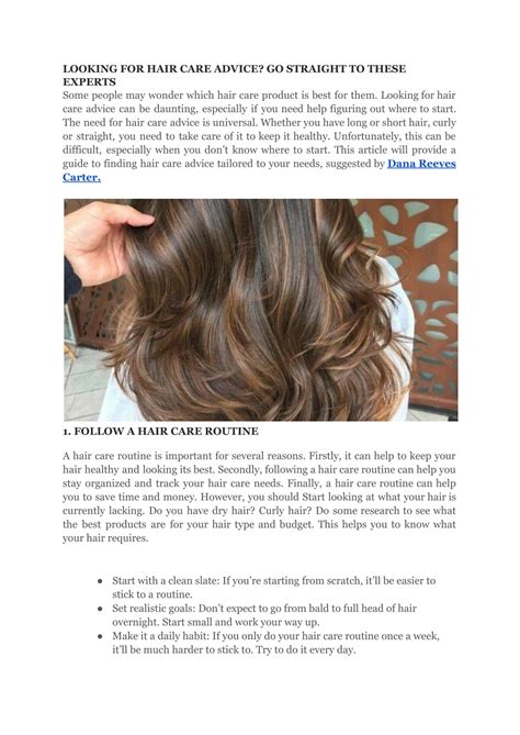 Ppt Hair Care Advice Powerpoint Presentation Free Download Id 11865380