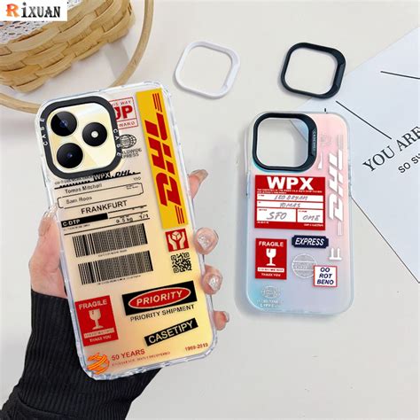 Rixuan Label Case For Oppo A16 A17 A5s A57 A53 A77 A74 A76 A15 A16s