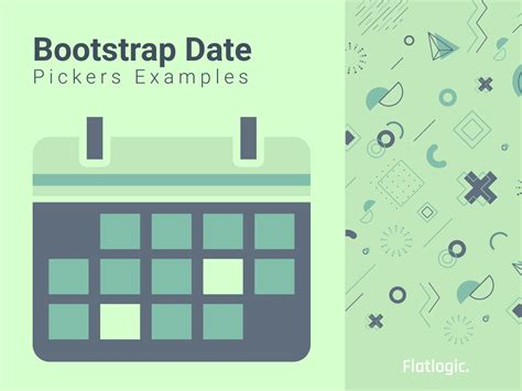 13 date picker examples for bootstrap [2023 choice] flatlogic blog