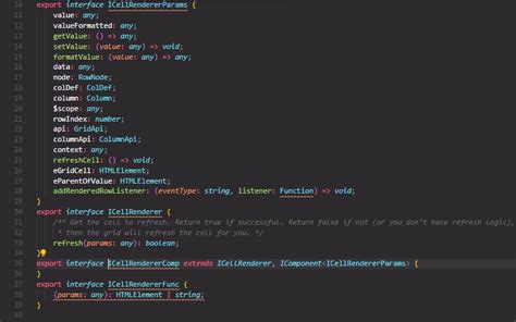 angular property getframeworkcomponentinstance does