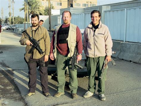American Civilian Contractors During Operation Iraqi Freedom In Baghdad