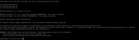 tensorrt installation and running error on aws ec2 deep learning ami