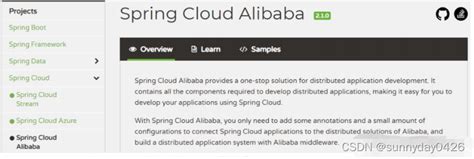 Spring Cloud Alibaba 简介 Springcloud Alibaba Csdn博客