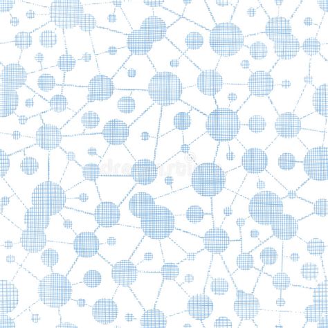 molecular seamless abstract pattern stock illustration illustration