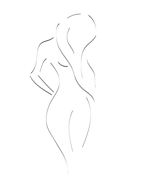 Minimalist Woman Artwork The Okie Home Minimalist Women Silhouette