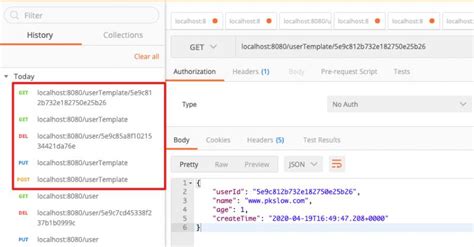 example of two ways springboot integrates mongodb for crud