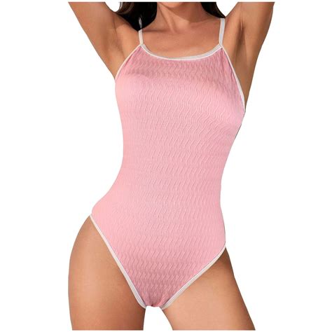 Buigttklop Women Long Sleeve Bathing Suit One Piece Rash Guard Swimsuit