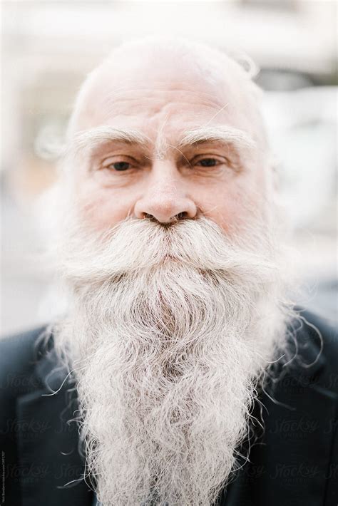 Men With Grey Hair And Beards Beard Beards Bald Styles Head Shaved