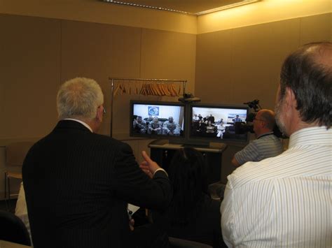 A Crowd Inside The Chrysler Headquarters In Auburn Hills Mich Talks