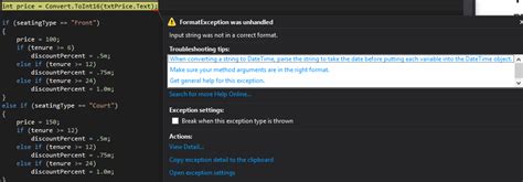 c when converting a string to datetime error when converting