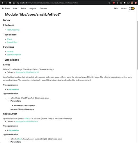 auto generated api docs for typescript users with typedoc · issue 3413