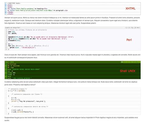 mostrar código formateado en wordpress