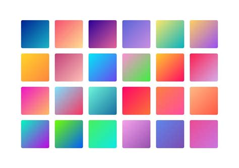 24 Modern Gradient Palettes For Sketch Freebiesui Brand Color