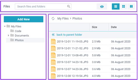 file manager user guide of ui complex widgets file manager webix docs