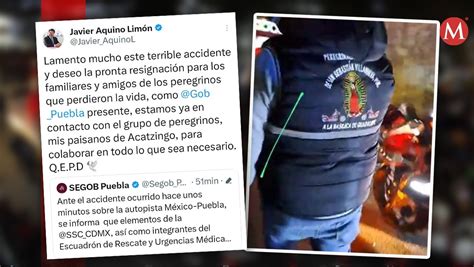 Peregrinos Atropellados En La México Puebla Son Poblanos Confirman