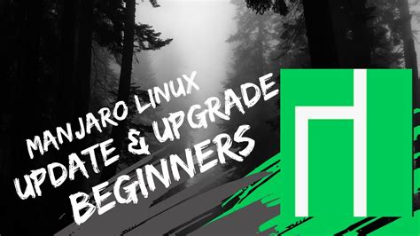 how to update manjaro linux os youtube
