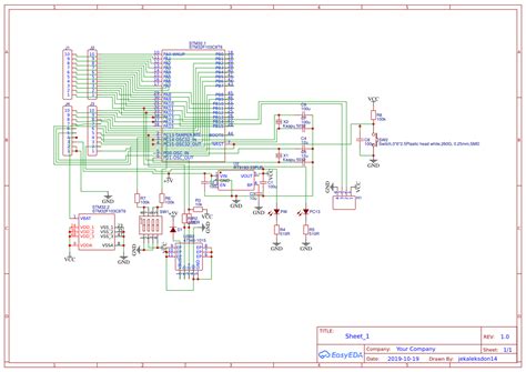 stm32f103c8t6 easyeda