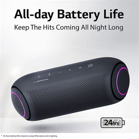 Lg Xboom Go Speaker Pl7 Portable Wireless Bluetooth Dual Action Bass
