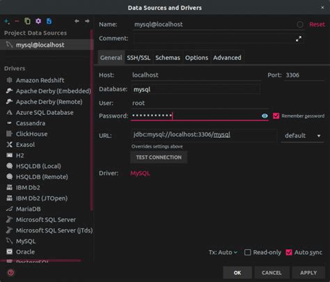 using docker to run mysql server in your development environment