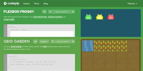 free coding games for learning web development