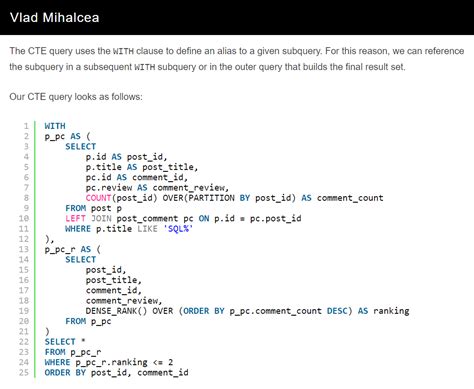 sql cte common table expression vlad mihalcea