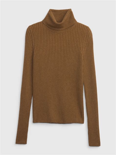 Cashsoft Rib Turtleneck Sweater Gap