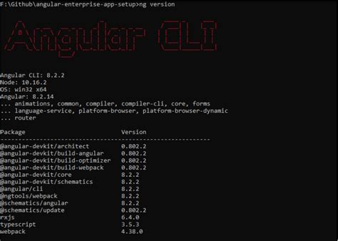 project setup with mono repo angular architecture
