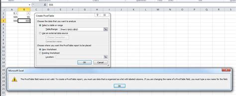 pivottable field name is not valid izzy laif video review tutorial