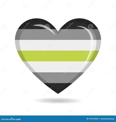 Agender Pride Flag Vector Illustration Designed With Correct Color