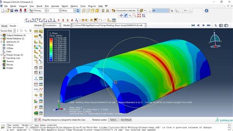 simulation fusion welding and investigation residual stress by using
