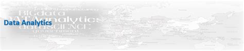 big data and data analytics
