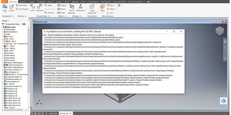 solved 3d pdf export fails autodesk community