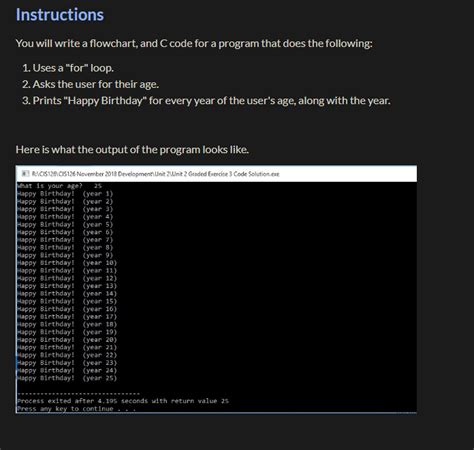 solved instructions you will write a flowchart and c cod