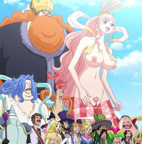 shirahoshi one piece highres nude filter third party edit 3girls