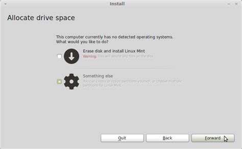 how to install linux mint 11 on a btrfs file system