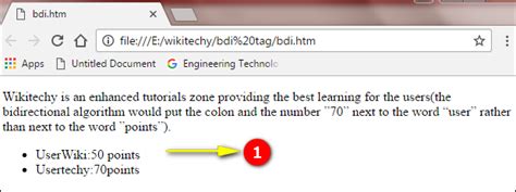 html tutorial bi directional isolation tag in html html5 html code