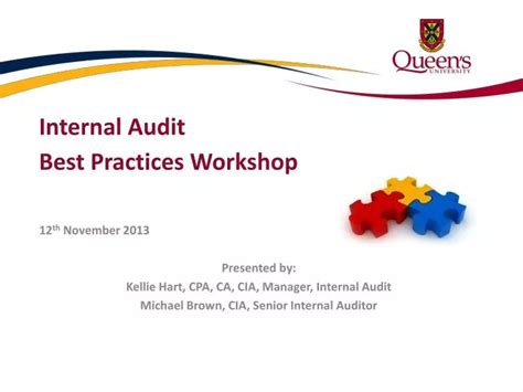 Ppt Internal Audit Best Practices Workshop Powerpoint Presentation