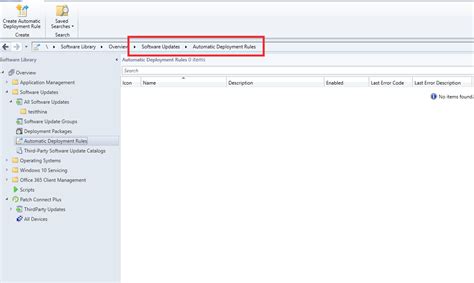 Configuring Automated Deployment Rule In Sccm L Manageengine Patch